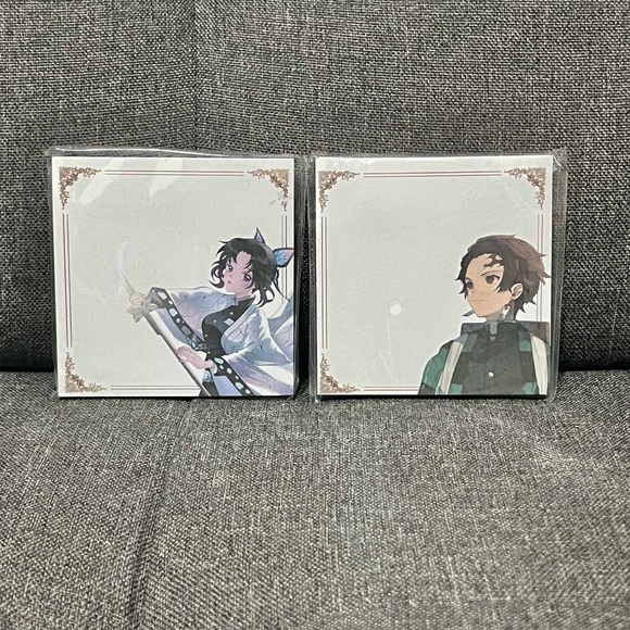 Sanrio | Office | Demon Slayer Tanjiro And Shinobu Sticky Note Pad ...